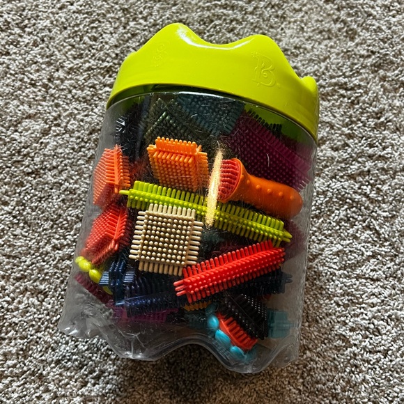 Toys | Colorful Building Bristle Blocks Set For Kids | Poshmark